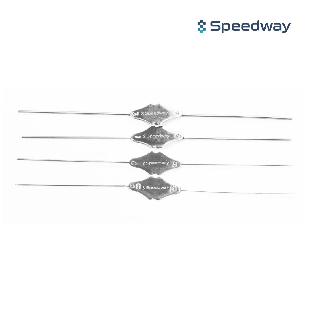Bowman Lacrimal Probes (Set Of 4, 8 Sizes) | Speedway Surgical Ophthalmic Instruments