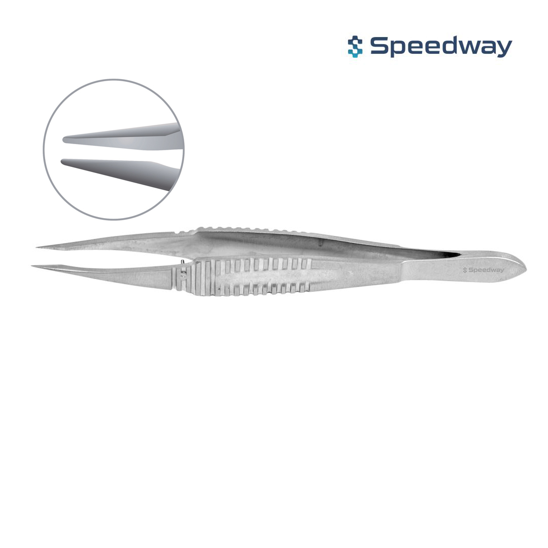 Suture Forceps with Tying Platform Wide Handle | Speedway Surgical Ophthalmic Instruments