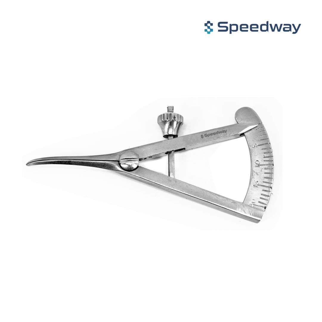 Castroviejo Caliper Scleral, Curved | Speedway Surgical Ophthalmic ...