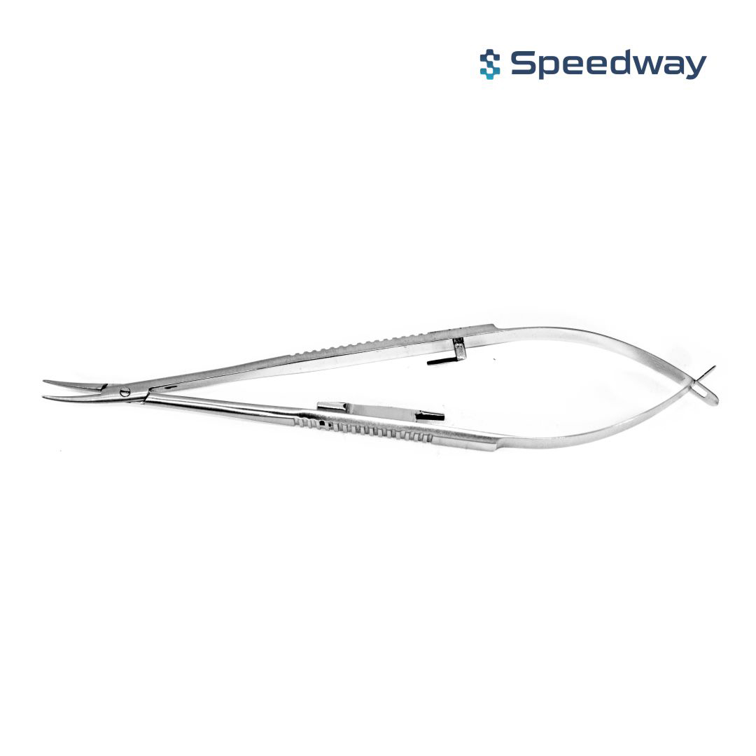 Castroviejo Needle Holder Long Body Curved with Lock | Speedway ...