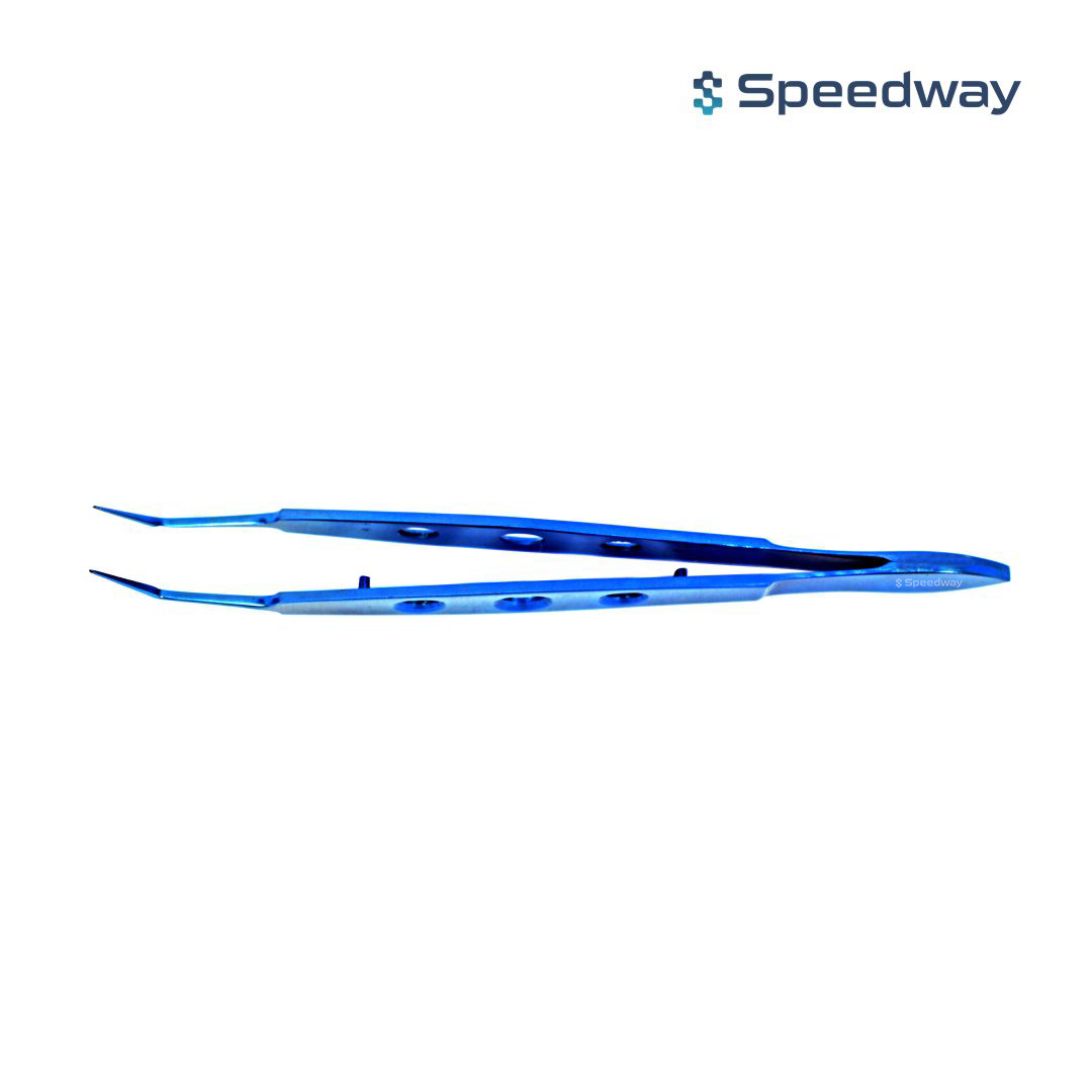 Kelman Mcpherson Forceps Angled Long Handle | Speedway Surgical ...